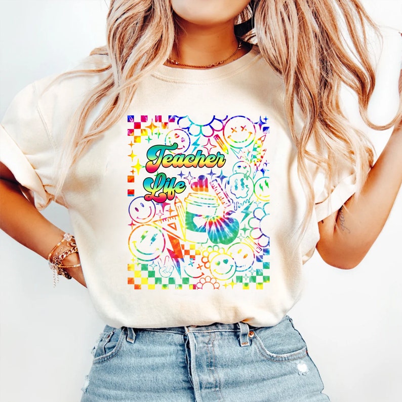 Retro Teacher Life Bundle PNG, Teacher Png, Retro School Png, Retro ...