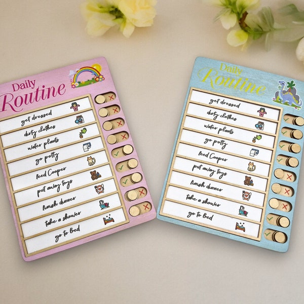 Toddler Routine Board - Etsy