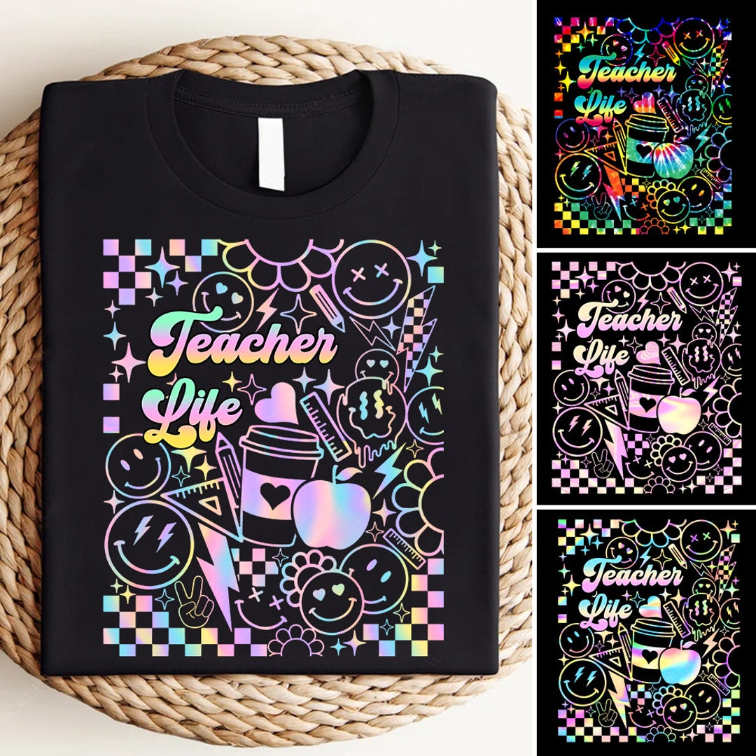 Retro Teacher Life Bundle PNG, Teacher Png, Retro School Png, Retro ...