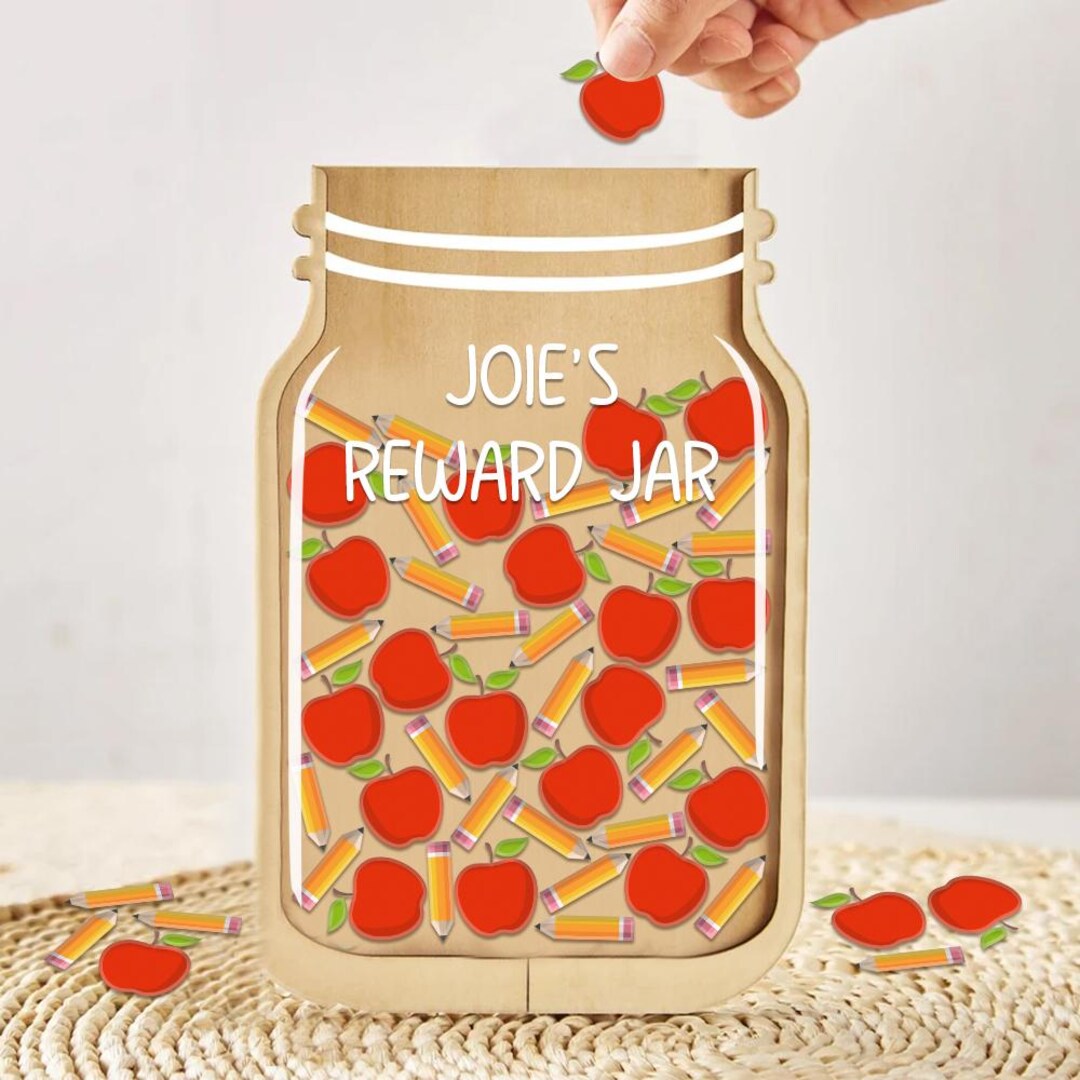 Magnetic Reward Jar Classroom Behavior, Custom Reward Jar With Tokens ...