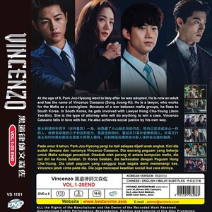 New Dvd Korean Drama Series VINCENZO volume 1-20 End English Subtitle Expedite Shipping - Etsy