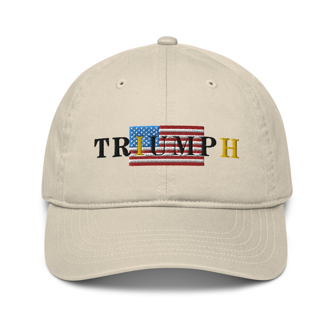 Trump Triumph Flag Hat (organic Cotton) - Etsy
