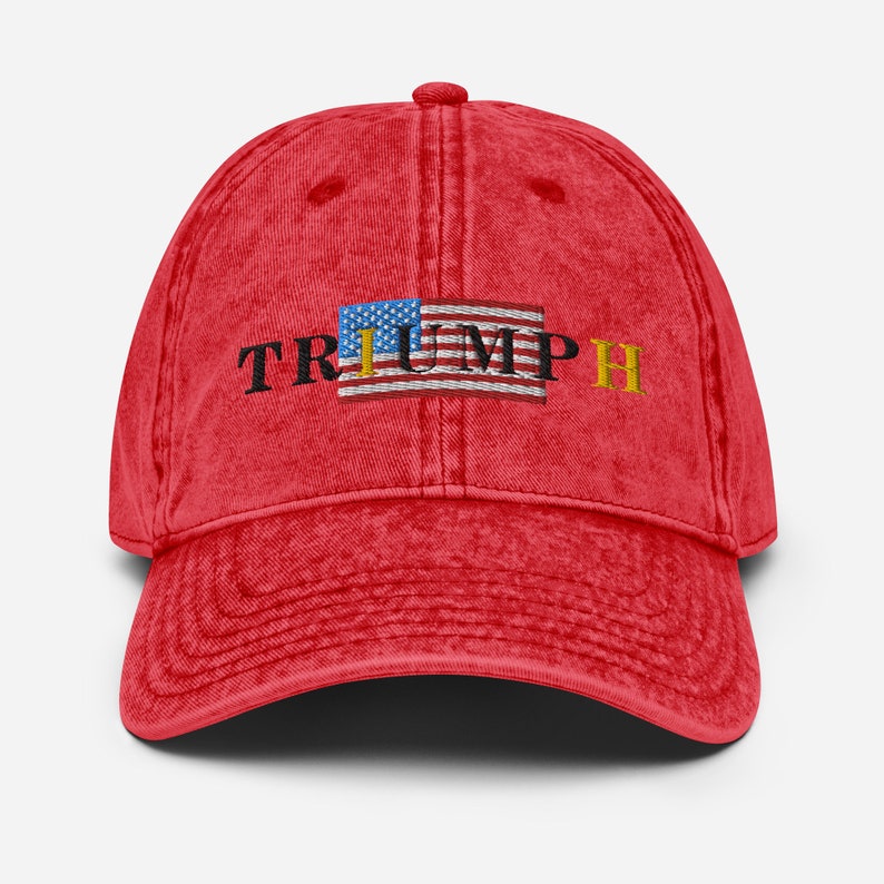 Trump Triumph Flag Hat (denim) - Etsy