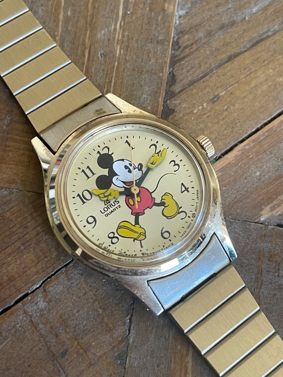 Vintage MICKEY MOUSE Working New Battery by LORUS "V2… - Gem