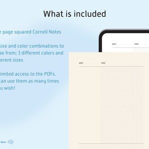 Cornell Notes Printable Template Study Template Guide Uni Exam Study ...