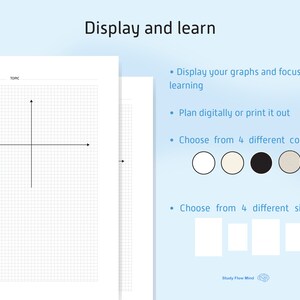 Graph Paper Printable Template Study Maths Productivity Template ...