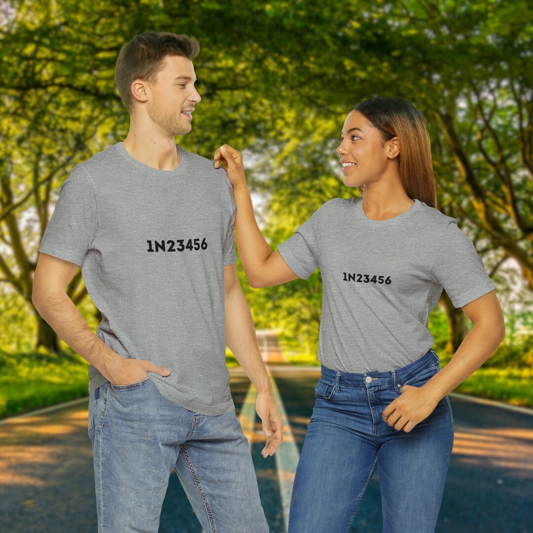 1N23456 Motorcycle Shift Pattern, Unisex Jersey Short Sleeve Tee, Biker ...