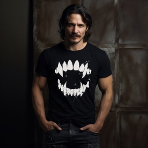 Vampire Fangs T-shirt | Vampire T-shirt | Pastel Goth Apparel | Strega ...