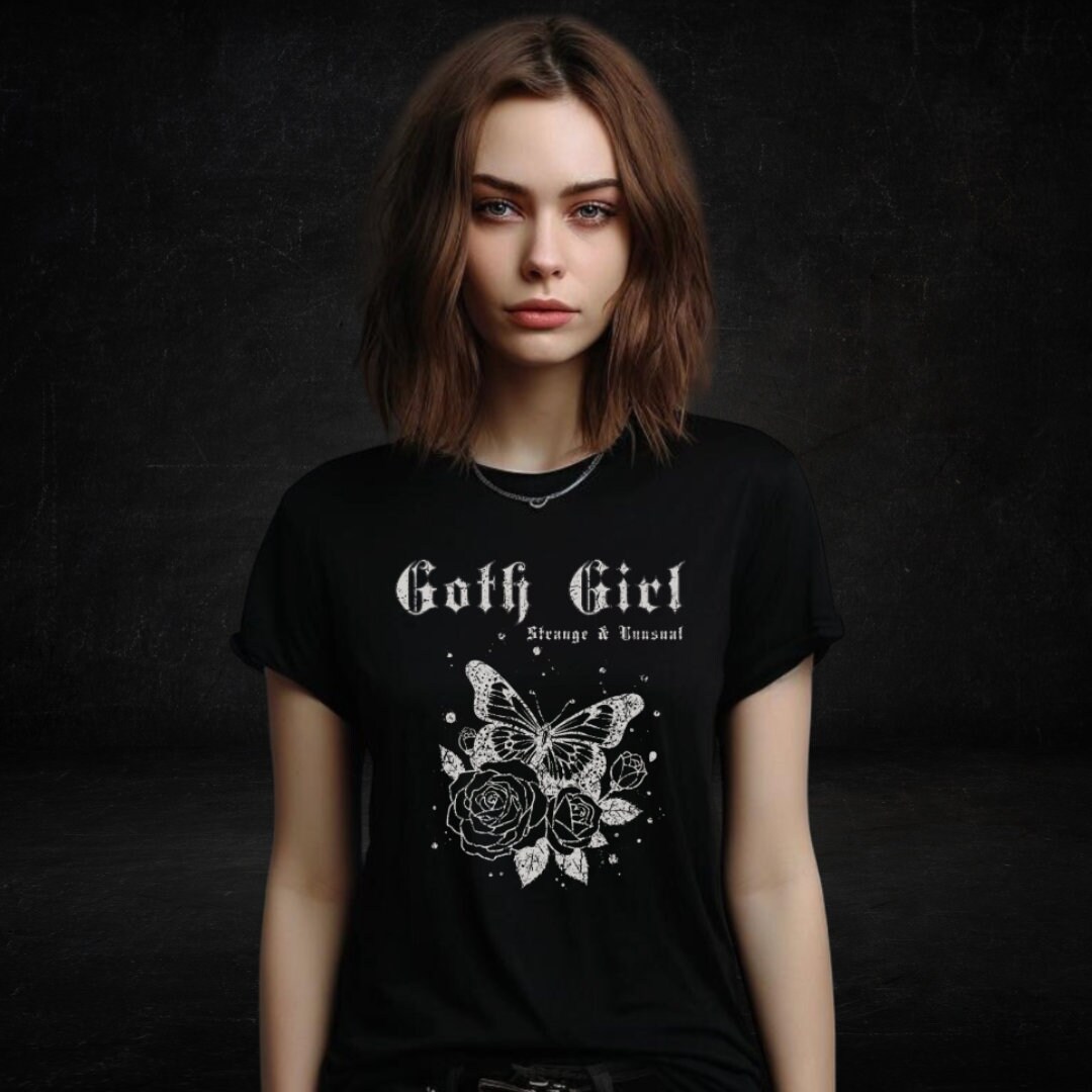 Goth Girl: Strange & Unusual Butterfly T-shirt Gothic T-shirt Gothic ...