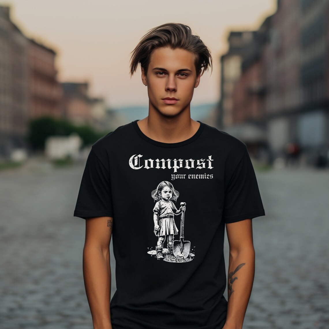 Compost Your Enemies T-shirt Anarchist T-shirt Leftist T-shirt Ecology ...