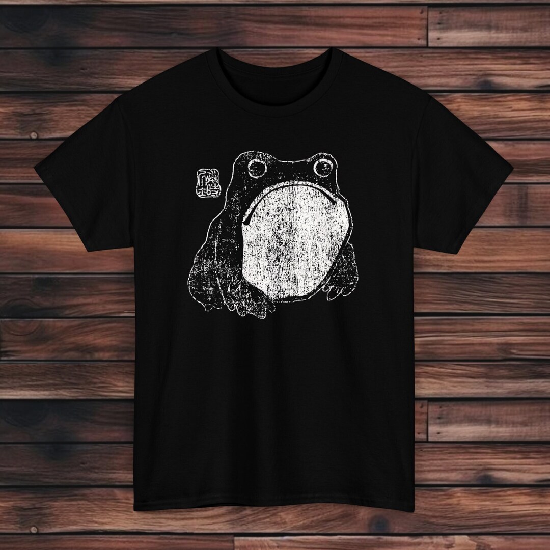 Unimpressed Frog T-shirt | Matsumoto Hoji Frog T-shirt | Goth Clothing ...