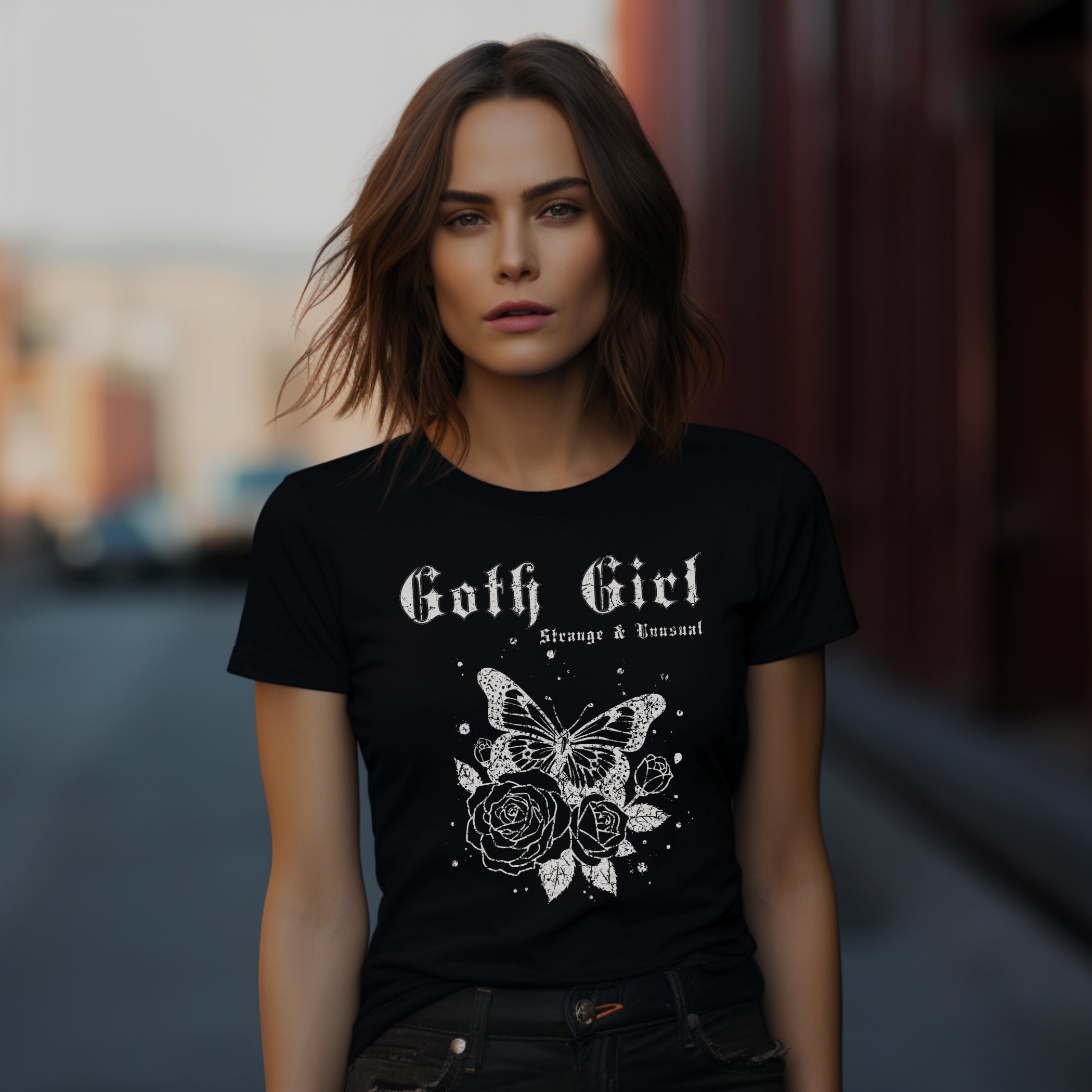 Goth Girl: Strange & Unusual Butterfly T-shirt Gothic T-shirt Gothic ...