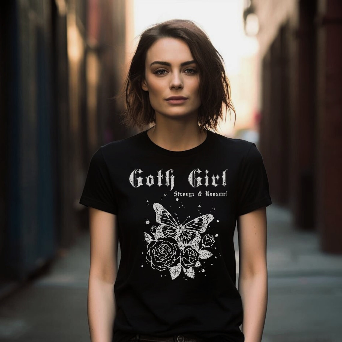 Goth Girl: Strange & Unusual Butterfly T-shirt Gothic T-shirt Gothic ...