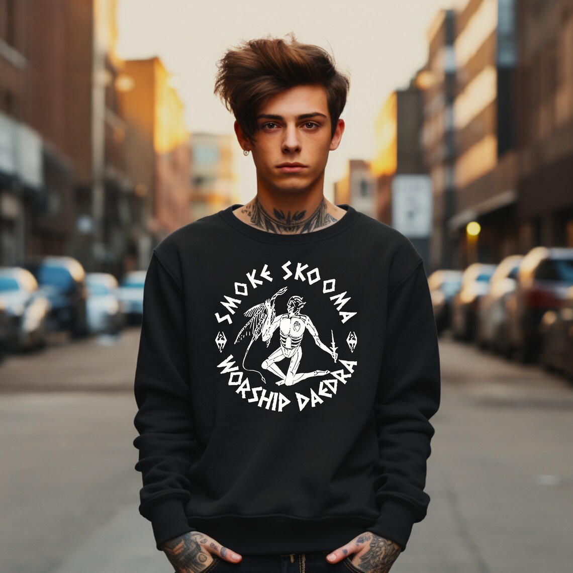 Smoke Skooma Worship Daedra Sweatshirt Deadra Sweatshirt Skooma ...