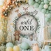 Wild One Party Backdrop, 1st Birthday Woodland Wild One Banner, Rustic ...