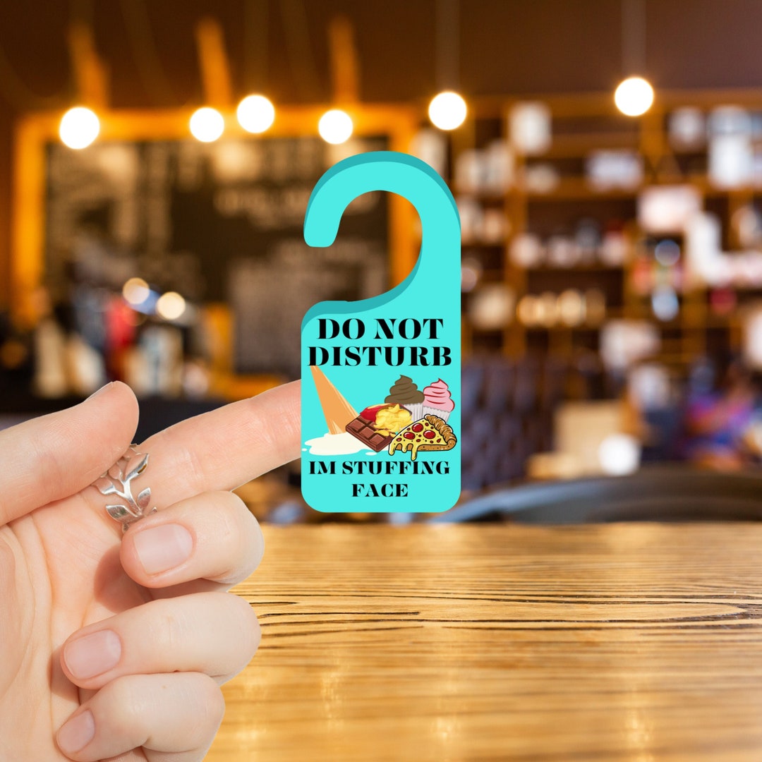 Do Not Disturb, Im Stuffing Face Sticker, Foodie Sticker, Fast Food ...