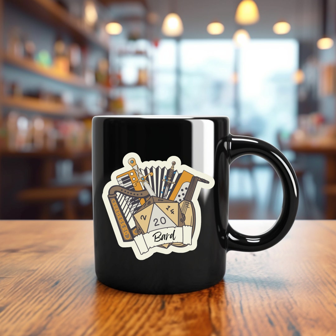 Bard Class Sticker, Vinyl Stickers, Nerdy Stickers, Gaming Sticker, DM ...