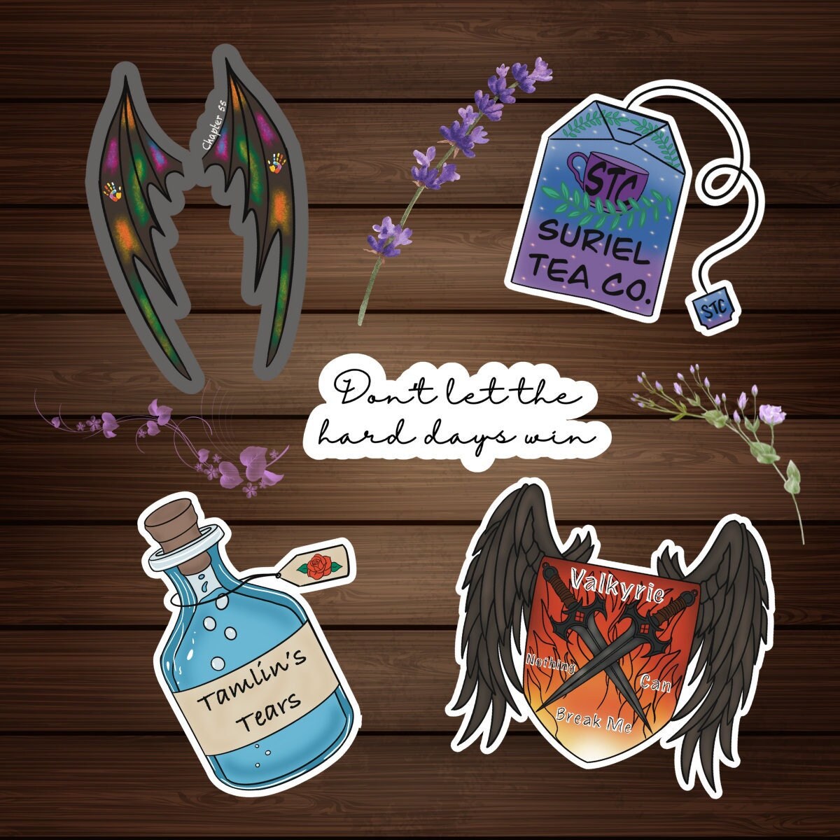 ACOTAR Themed Exclusive Sticker Pack Perfect Bookish Gift - Etsy