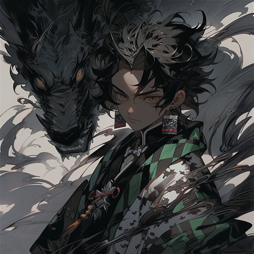 Digital Art Demon Slayer - Etsy