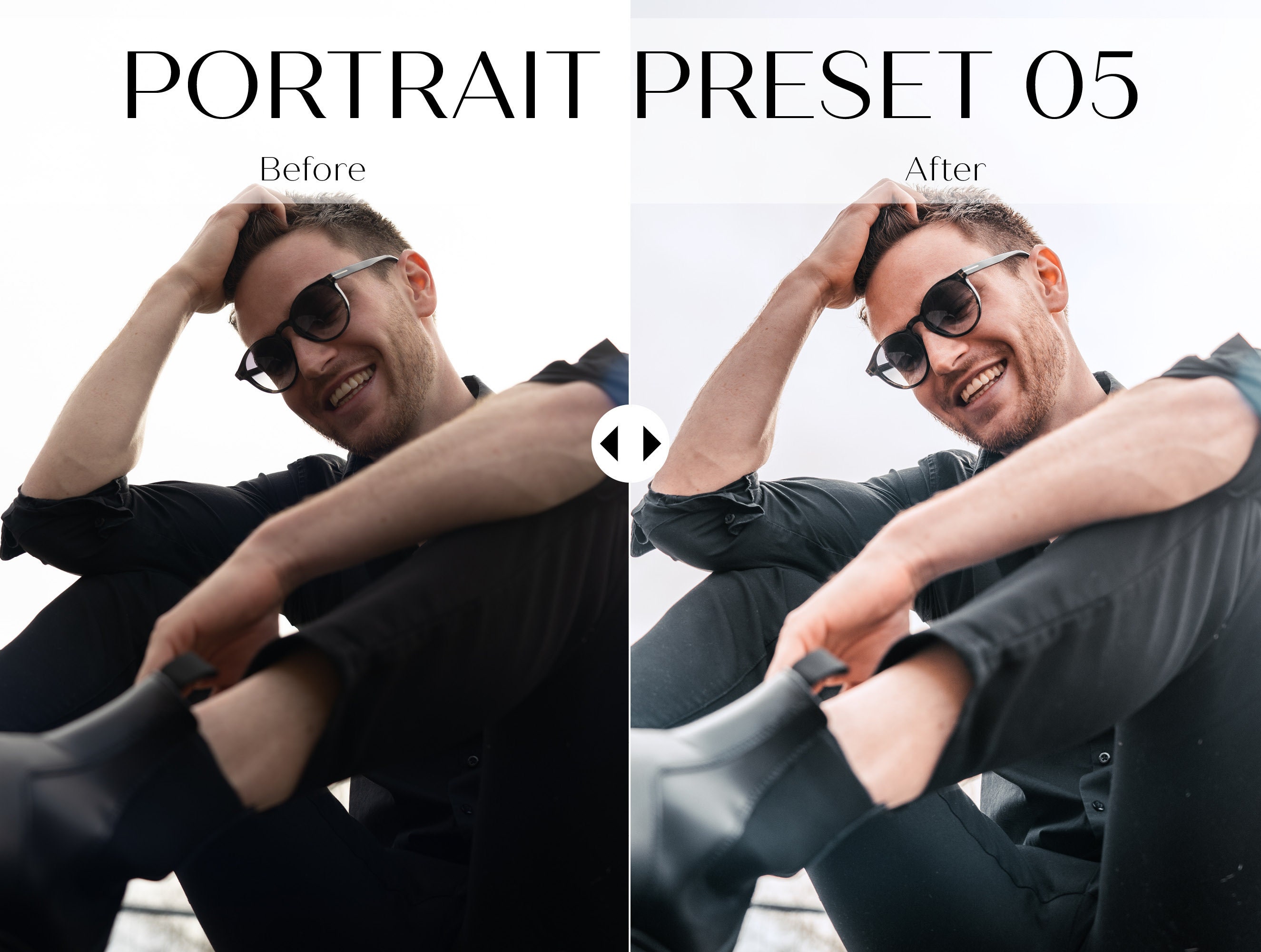 Portrait Lightroom Preset Pack for Desktop and Mobile - Five Influencer ...