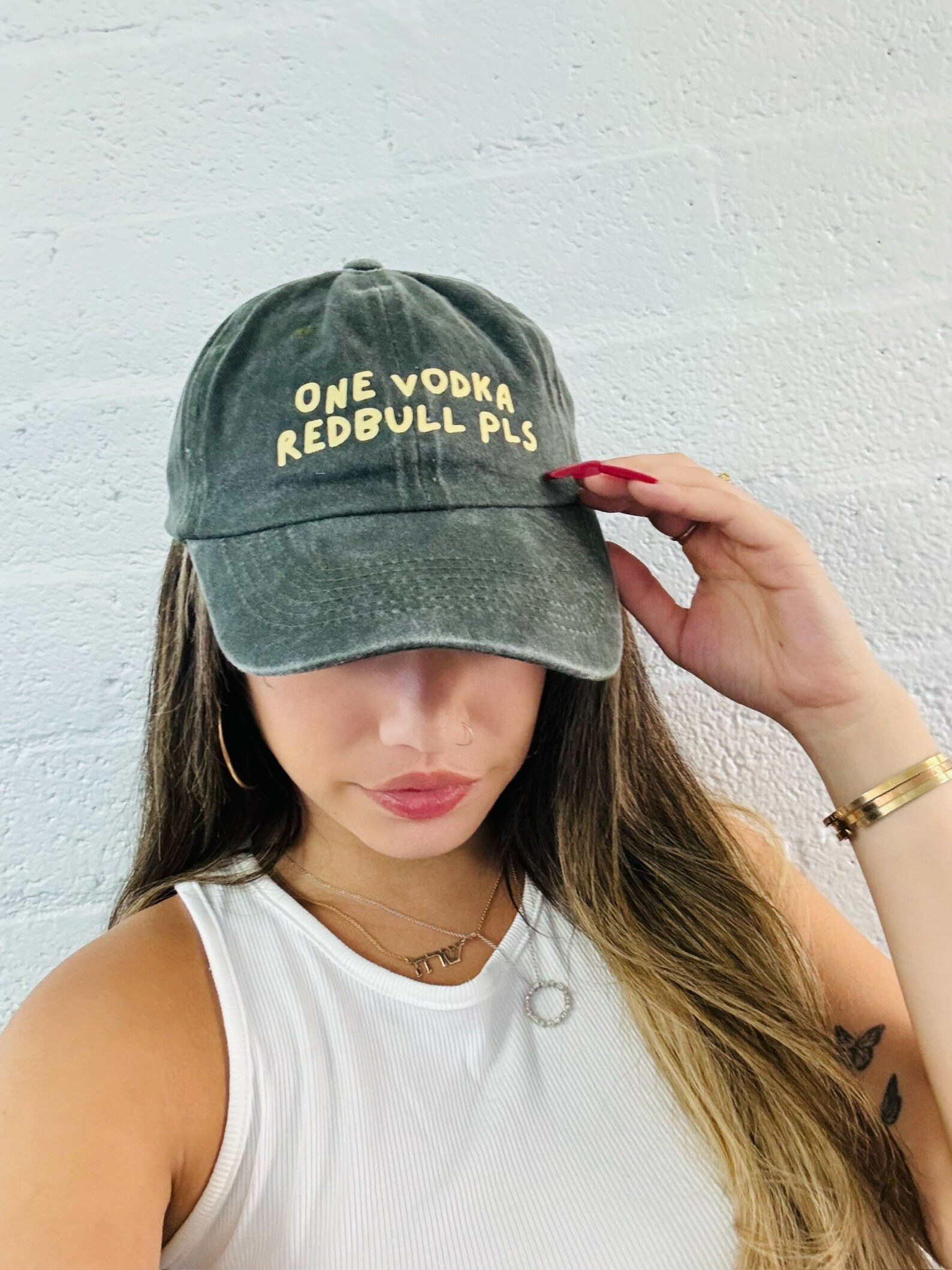 One Vodka Redbull Pls Funny Hat - Etsy