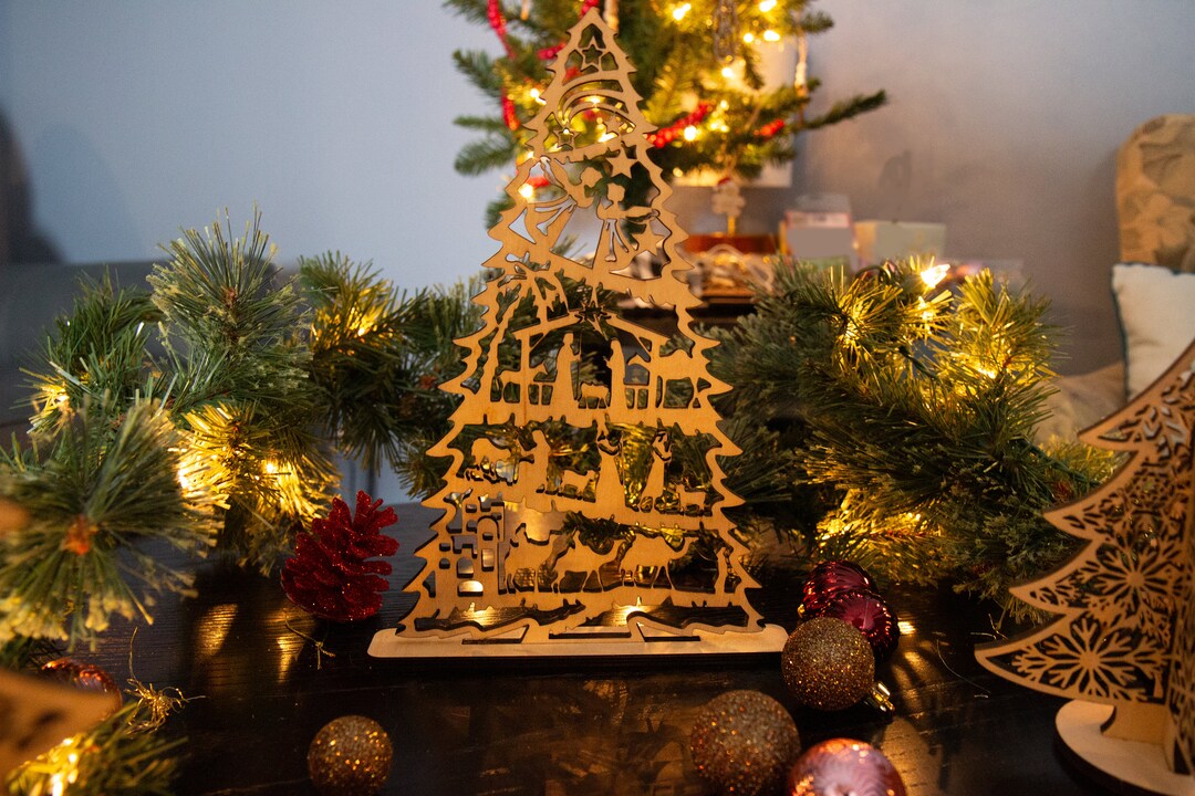 Christmas Nativity Tree - Etsy