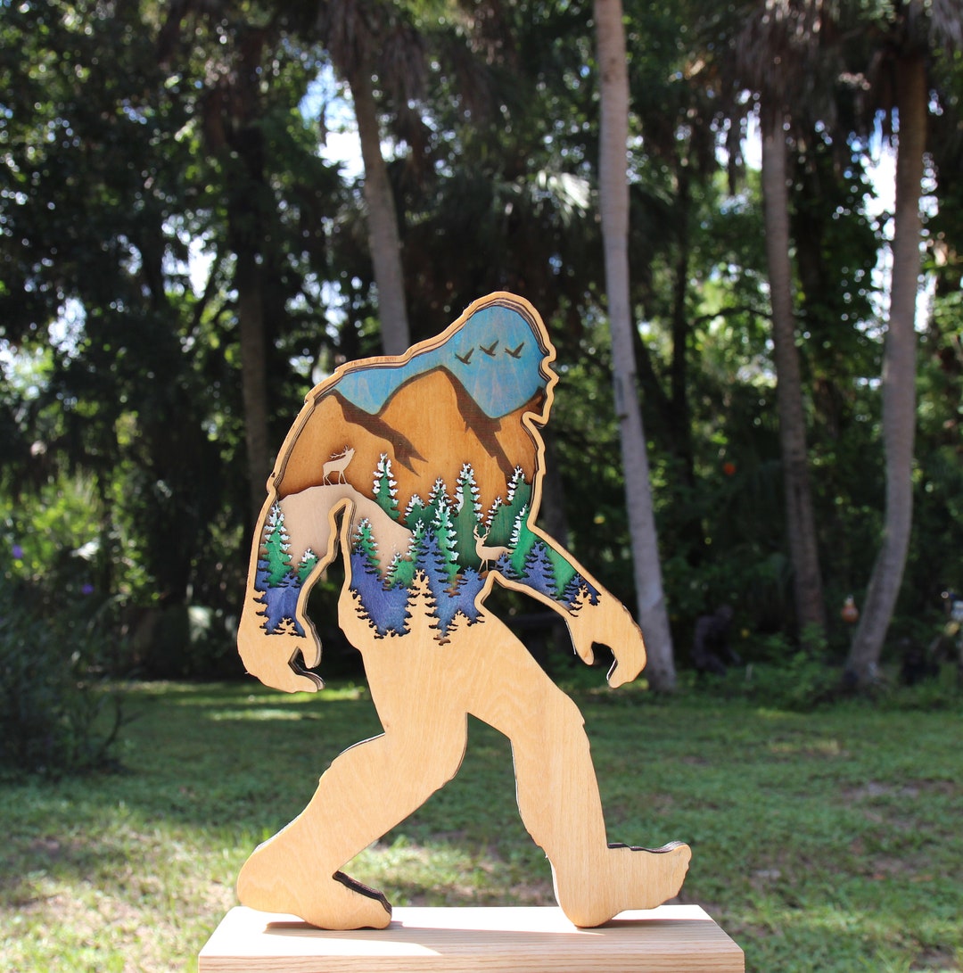 Bigfoot / Sasquatch Multi-layer Mountain Figure - Etsy