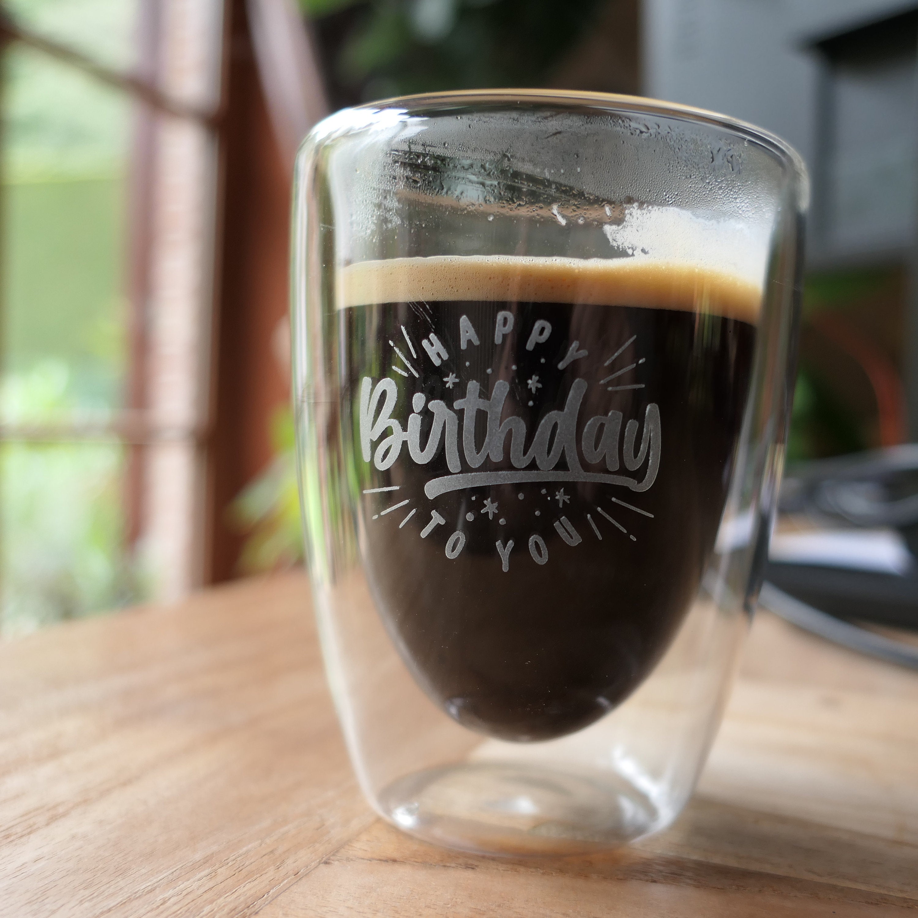 Double-walled Glass Thermo Coffee & Tea Mug With Engraving Tea Glass ...