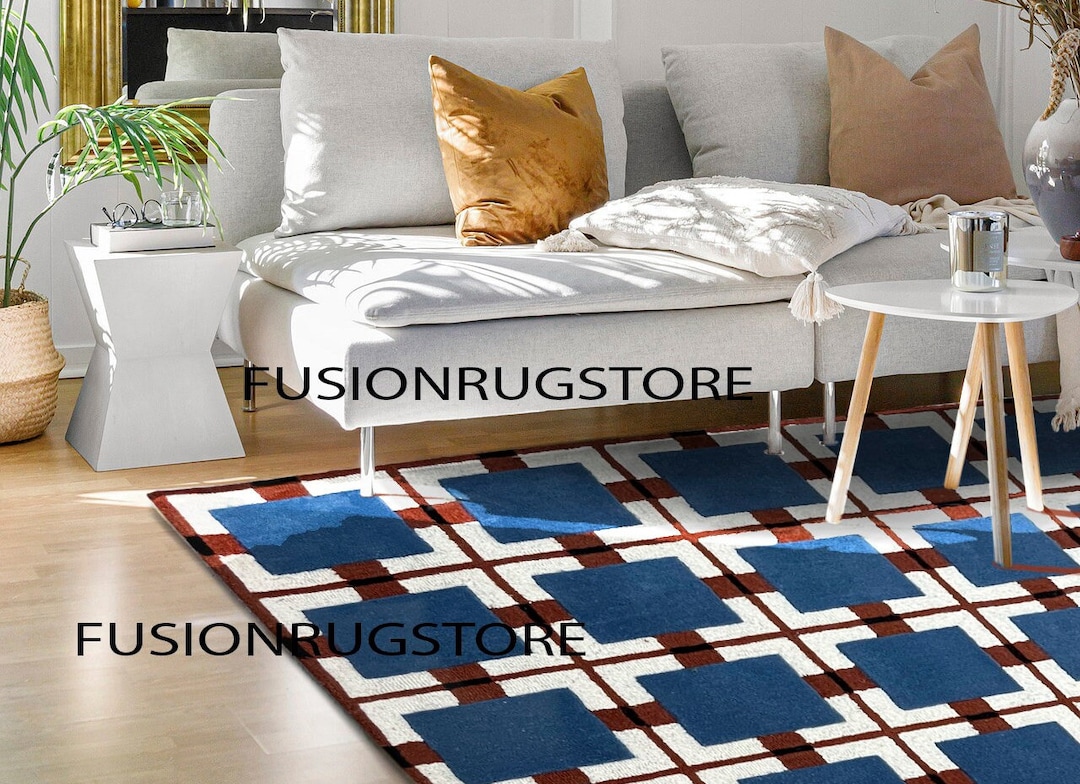 Hand Tufted Rug Evelina Kroon Berry Rain Wool Rug 5x8 6x9 7x10 8x10 ...