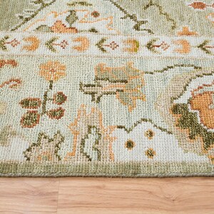 8'X10' Embassy Green and Shale Color Rug | New Handmade Oushak Rug ...