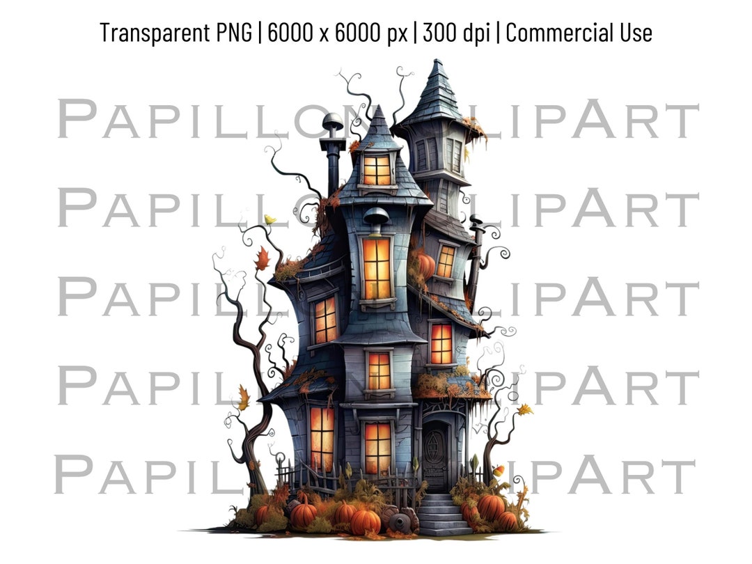Haunted House Clipart JPG & Transparent PNG | Haunted Mansion PNG ...