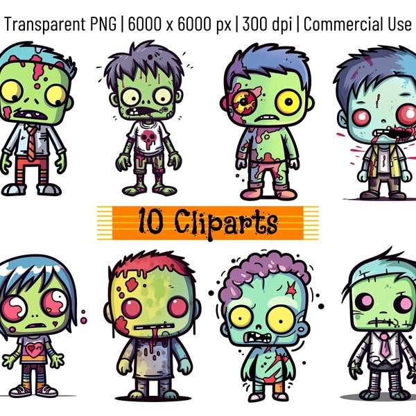 Cute Zombie - Etsy