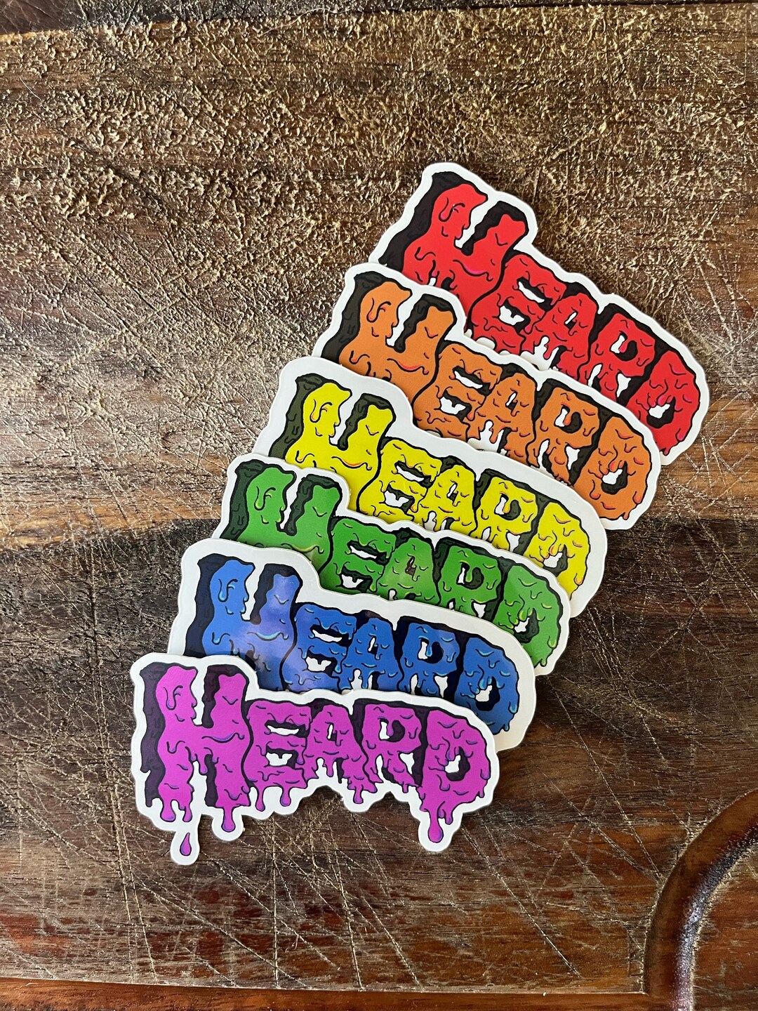 Heard Sticker 6-pack: Culinary Street Art, Kitchen Lingo - Etsy