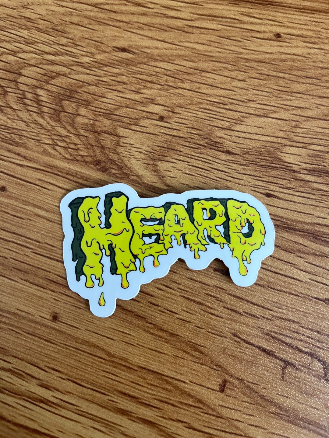 Heard Chef Sticker Yellow Mustard - Etsy