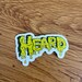 Heard Chef Sticker Yellow Mustard - Etsy
