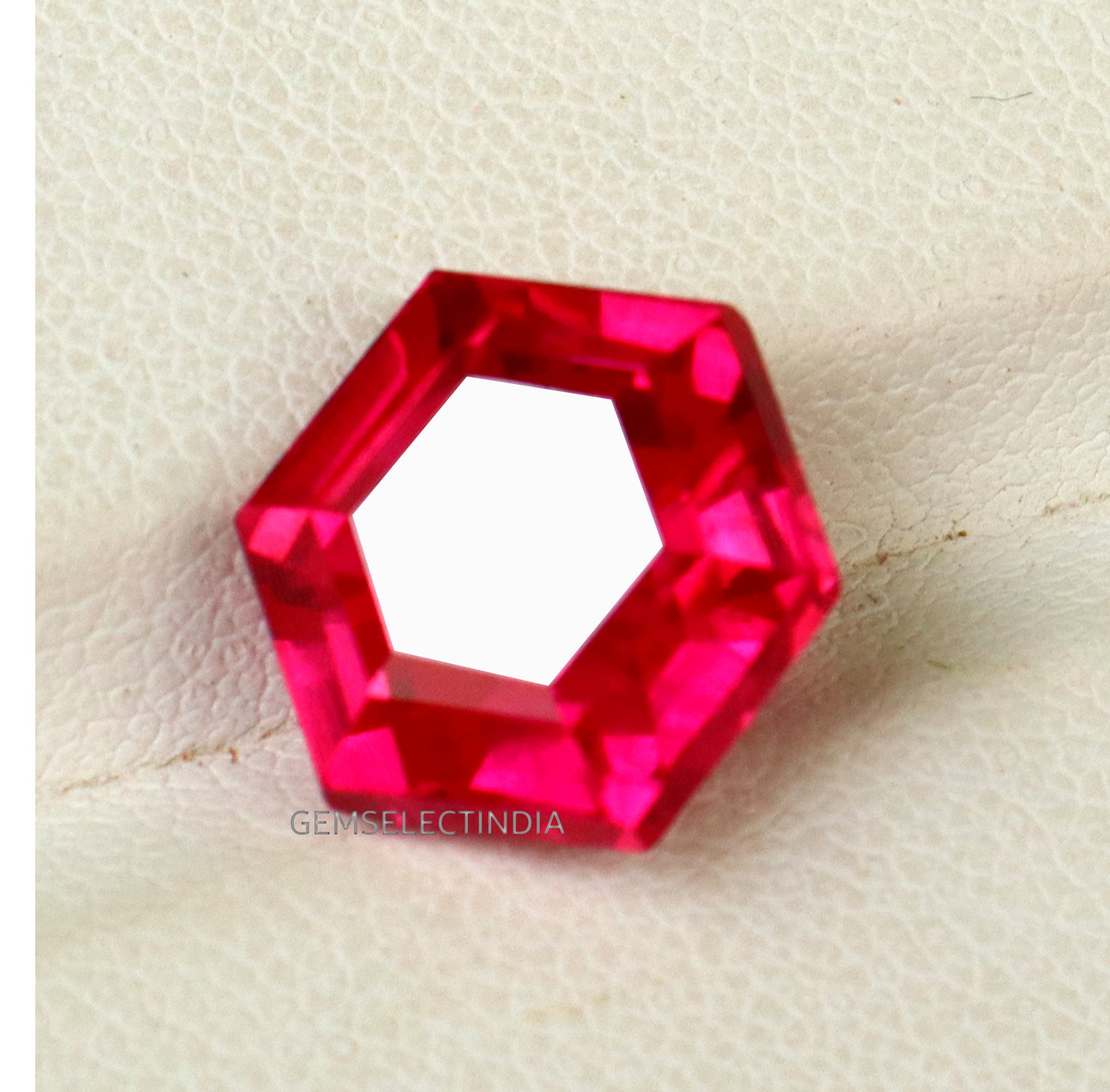 Hexagon Cut 9 Ct AAA Pink Spinel Flawless Natural Spinel Stone Loose ...
