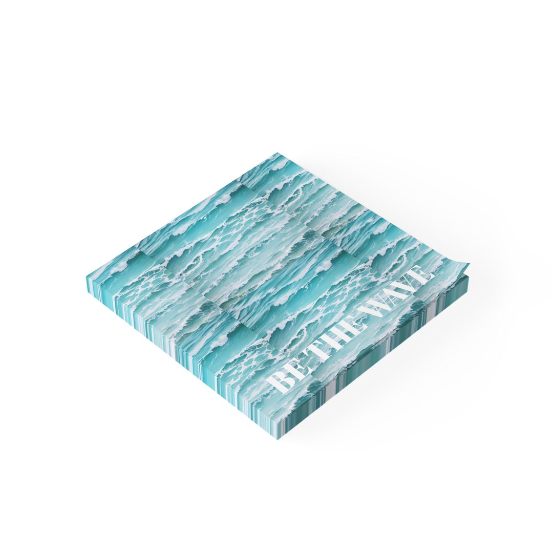 Be the Wave Post-it Note Ocean-inspired Wave Sticky Note - Etsy