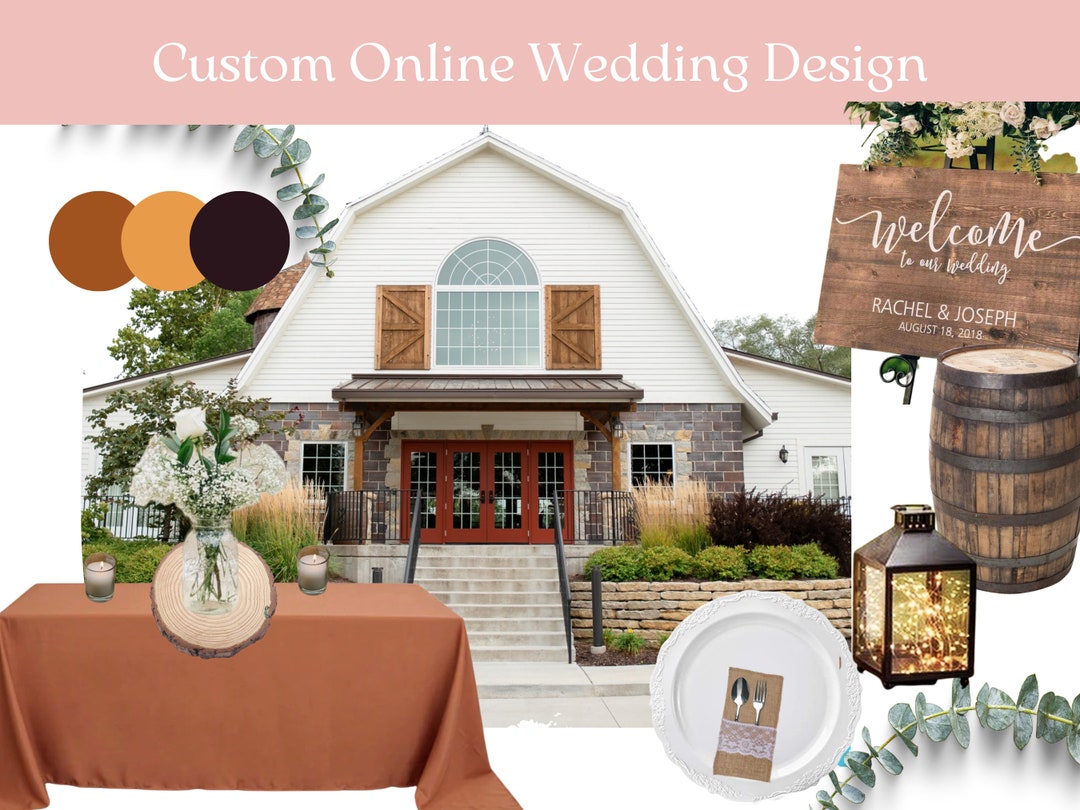 Custom Wedding Event Design Service E-design Custom Design Wedding ...