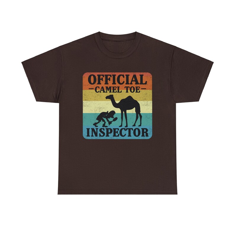 Official Camel Toe Inspector Rock T-shirt Design Streetwear Unique Tees ...