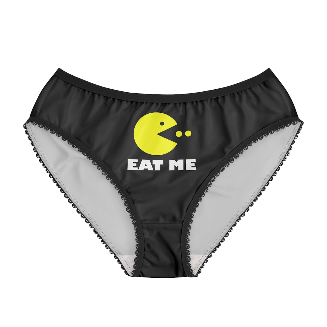 Eat Me Pacman Nostalgia - Women's Briefs Ladies Underwear (AOP) - Etsy