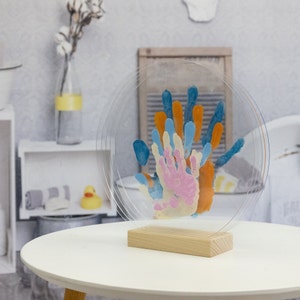 Handprint Kit for Family of 5 | Handprints With Colorful Acrylic Paint ...