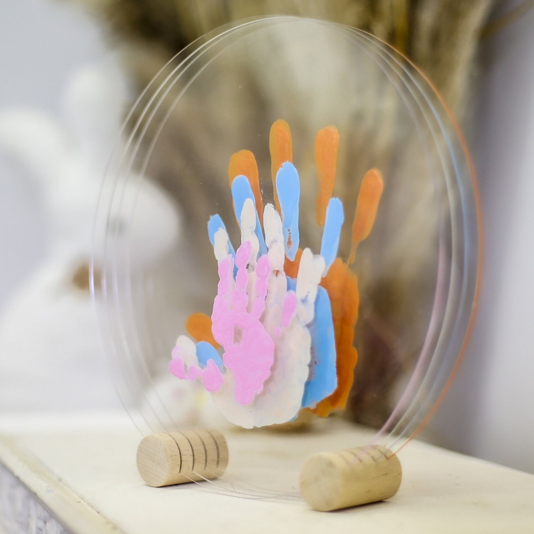 DIY Handprint Kit for Family of 5 Handprints With Colorful Acrylic ...