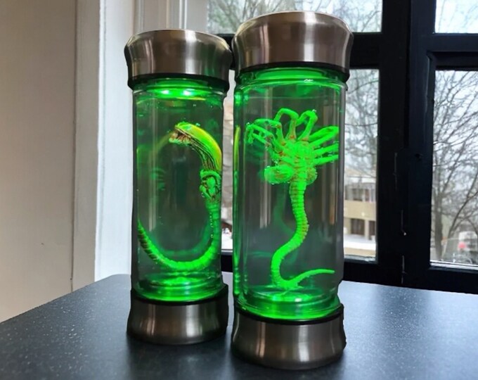 Alien Glow Glass Facehugger Xenomorph Illuminated 3d Model Alien Craft ...