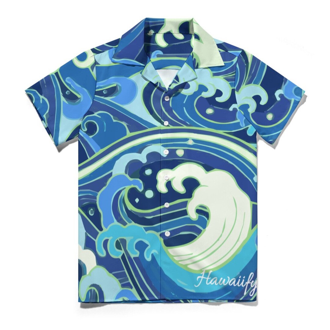Hawaiify Apparel Co. Classic Cuban Collar Men's Hawaiian - Etsy