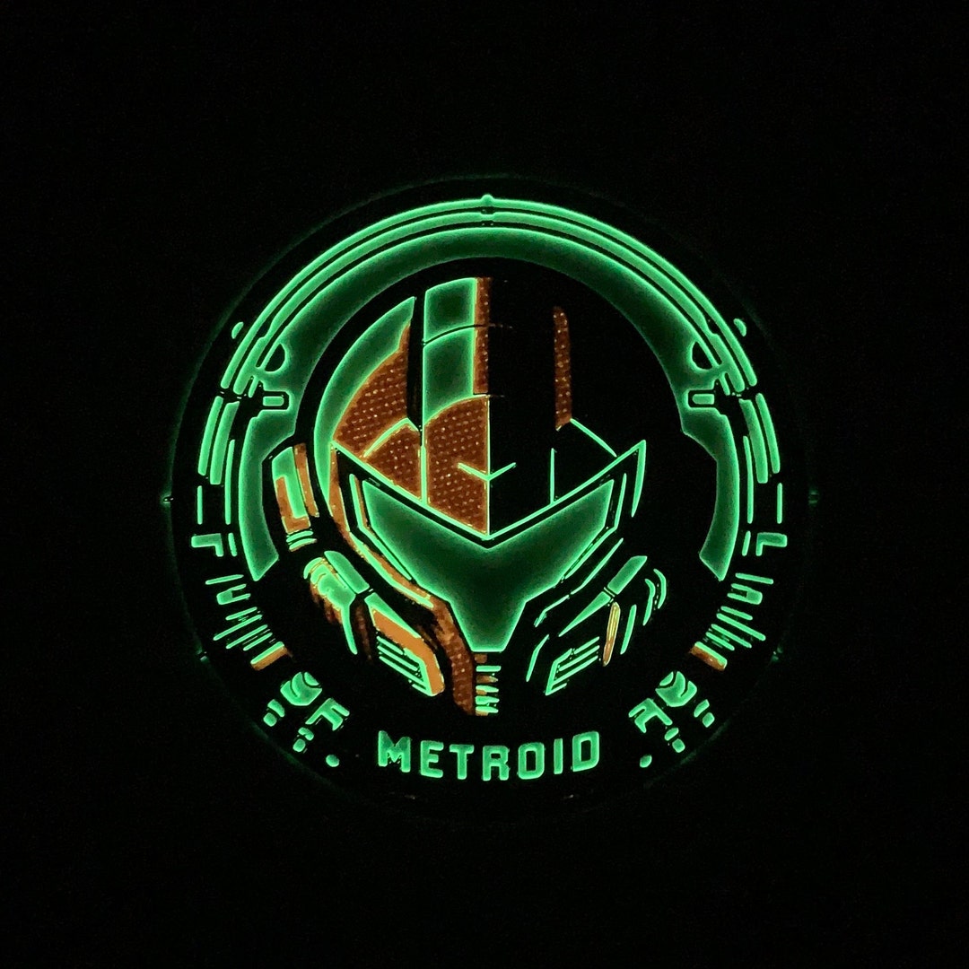 Metroid 3D Printed Glow in the Dark Wall Art - Etsy