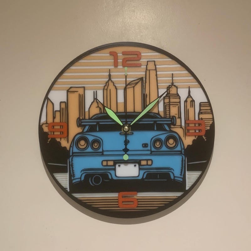Nissan Gtr Clock - Etsy