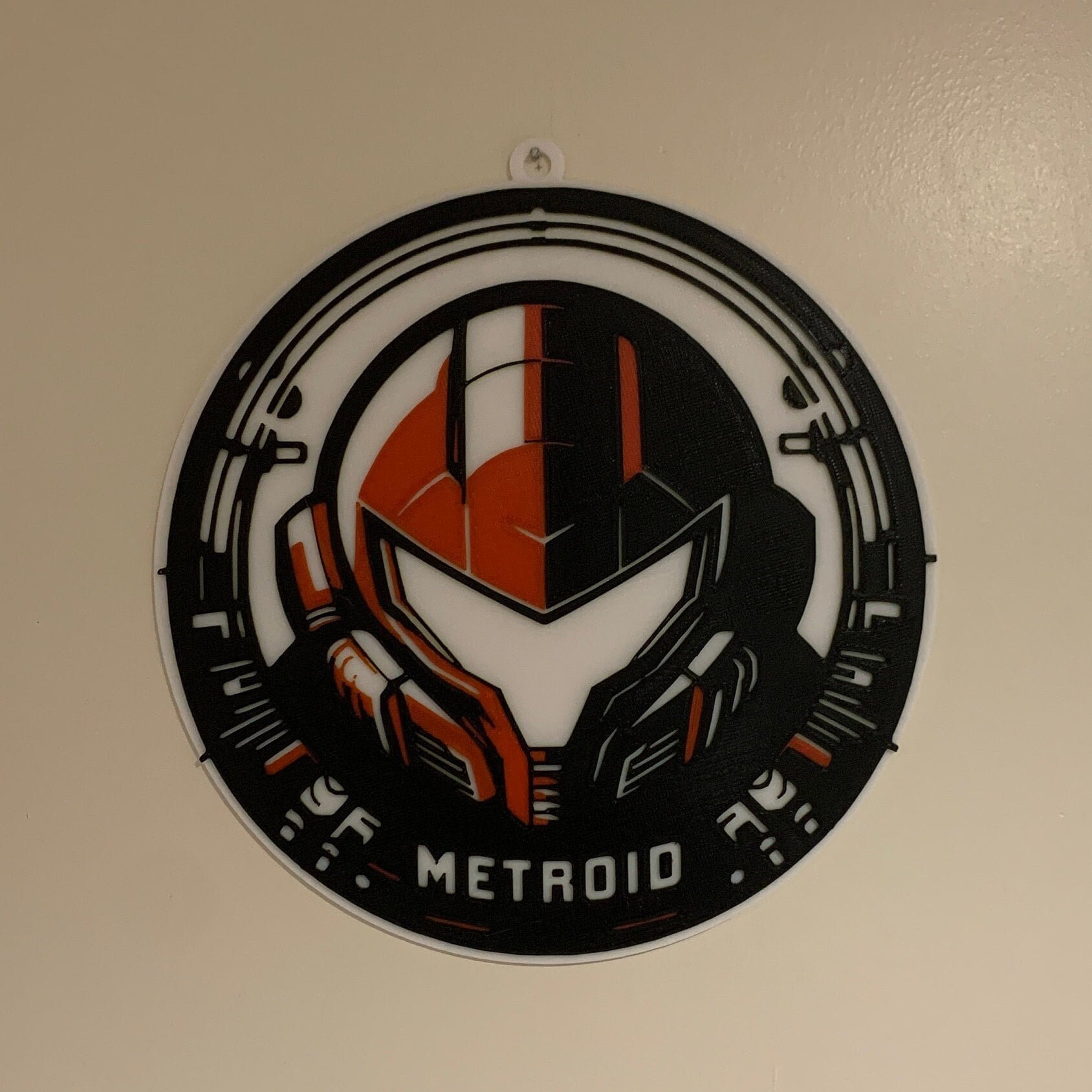 Metroid 3D Printed Glow in the Dark Wall Art - Etsy