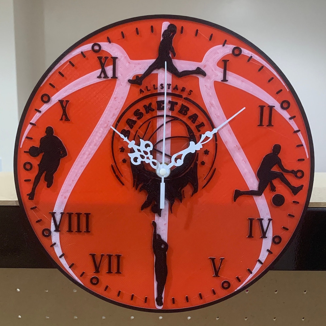 Custom All Stars Basketball Clock - Etsy