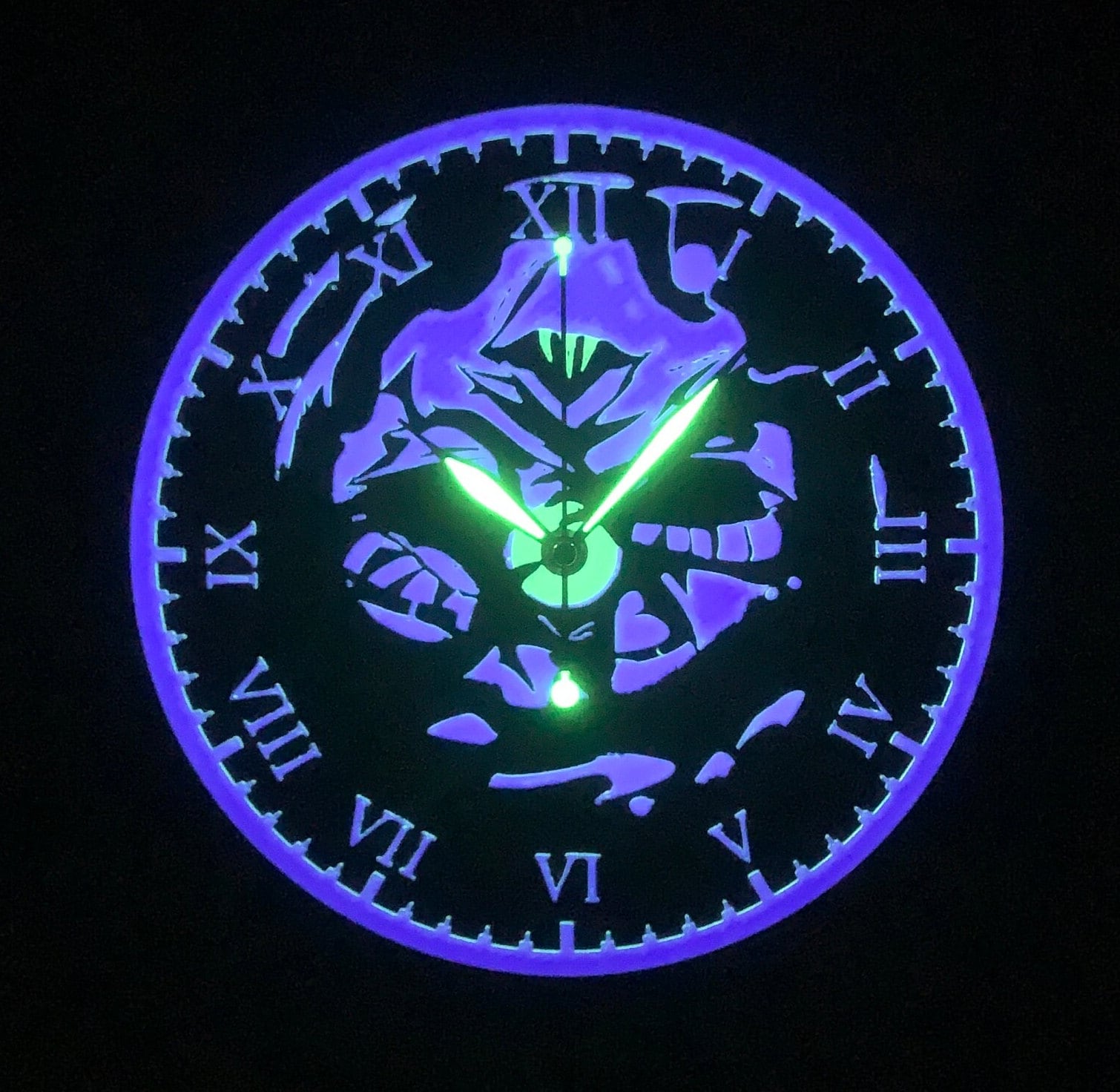 Valorant Omen Dark Focus Glow in the Dark 3D Printed Clock - Etsy