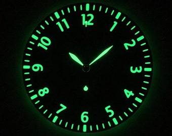 Standard Glow in the Dark 3D Printed Wall Clock Variant 1 - Etsy